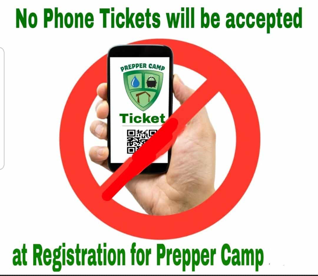 Buy Your Tickets Now - PrepperCamp
